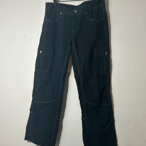 Kuhl | Pants & Jumpsuits | Kuhl Pants Womens Vintage Patina Dye Black Outdoor Casual Roll Up Hem ...